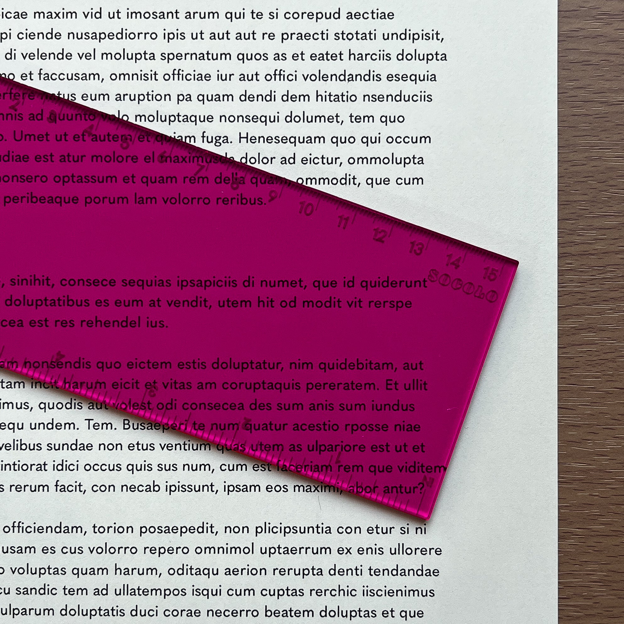 15cm Overlay Ruler – Socolo Ltd