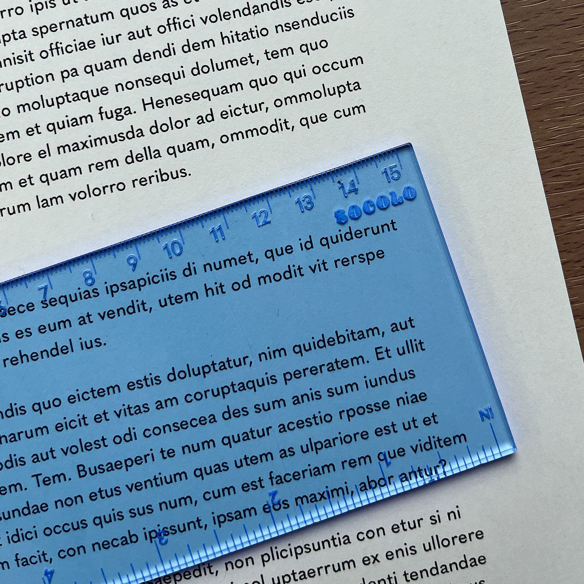 15cm Overlay Ruler – Socolo Ltd