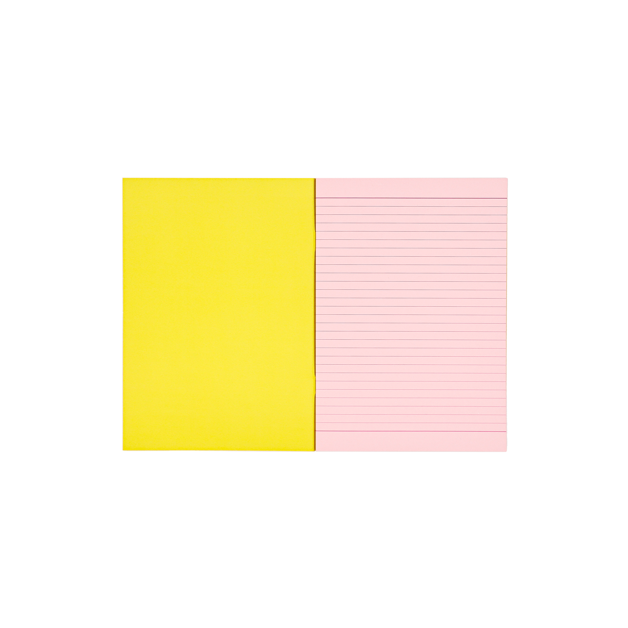 A5 Pink Lined Paper Notebook with Wavy Spine Cover – Socolo Ltd